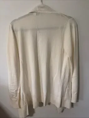 Cielo | Sweaters | Cielo Cream Openfront Shawl Collar Cardigan Nwt Size ...
